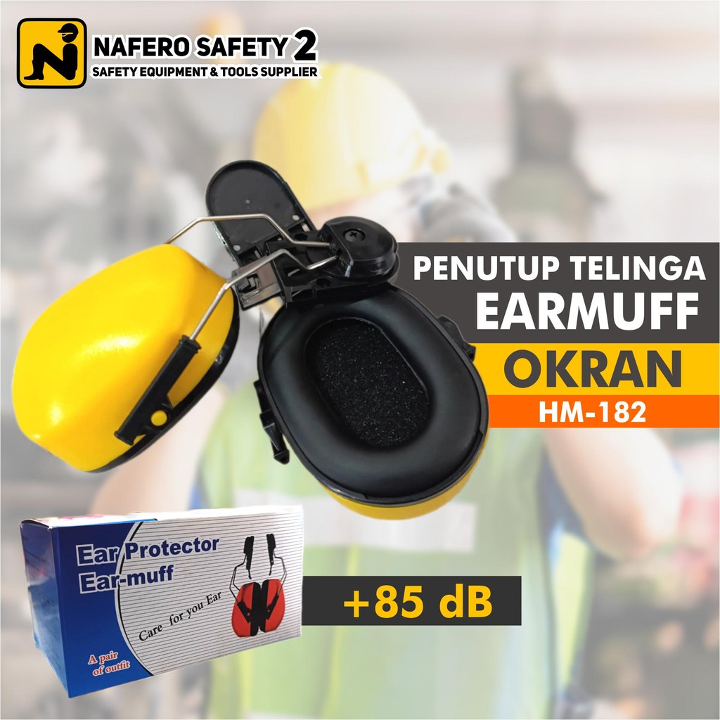 Pro 85 Db EARMUFF ear protector for EARMUFF OKRAN HARMIT HM 182 project ...