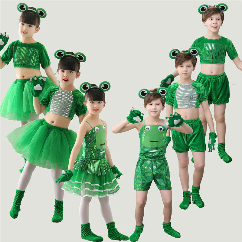 [1652 People Praise] New Kindergarten Children Little Frog Performance ...