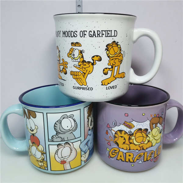 garfield tumbler coffee tumbler Garfield Cartoon Cute Cartoon Water Cup ...