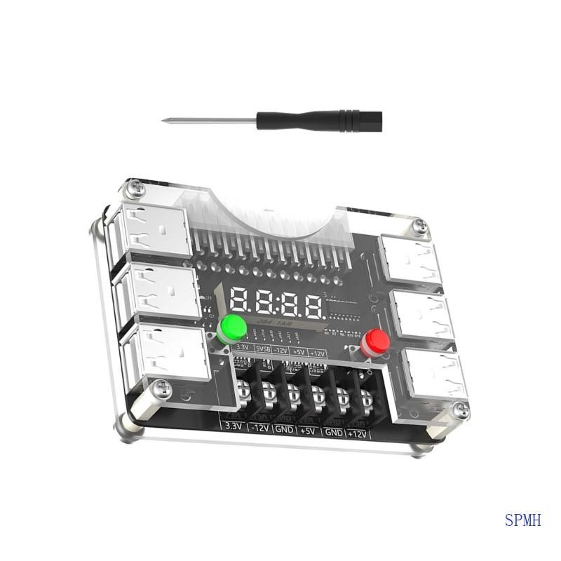 SUP 24Pin Power Supply Breakouts Board and Acrylic Case USB Adapter ...