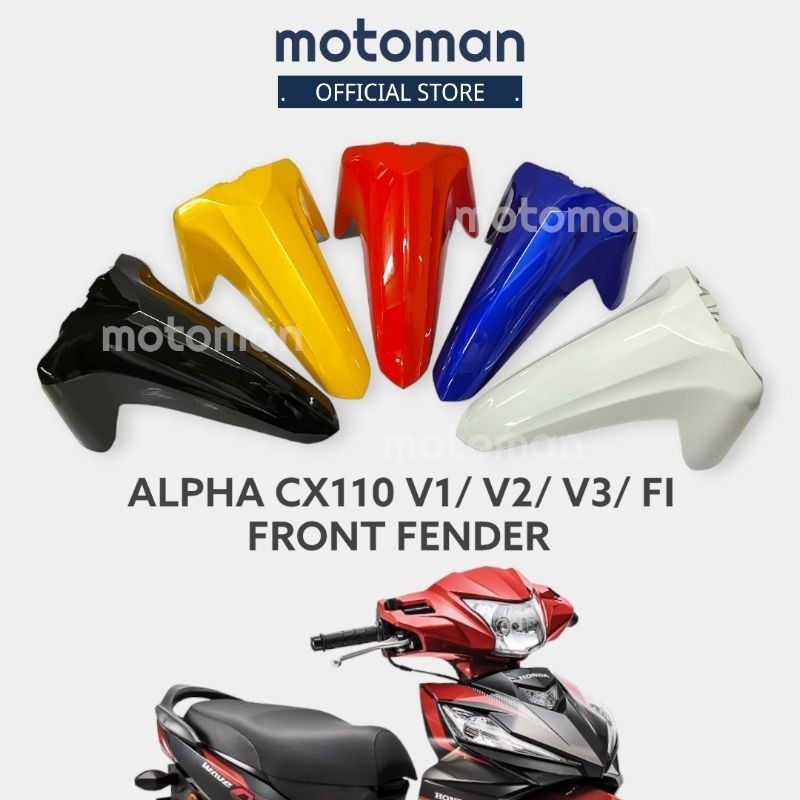 Honda Alpha CX V1 V2 V3 AlphaFI New CX110 Front Fender Mudguard Depan ...