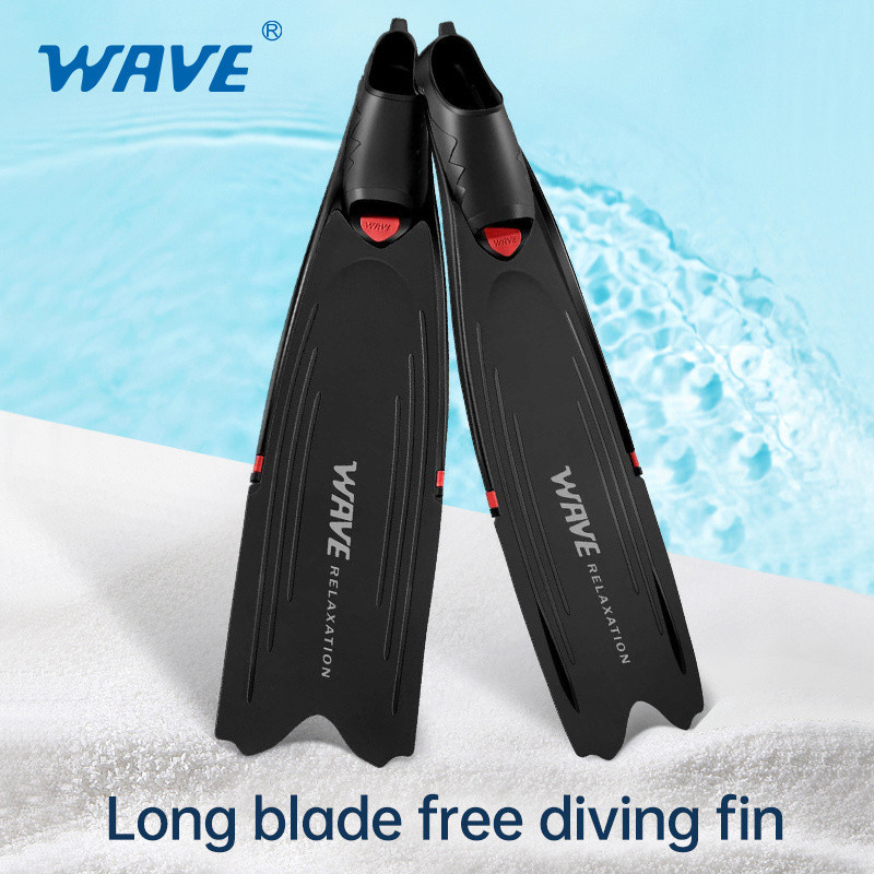 WAVE Professional Deep Sea Diving Fins Long Blade Diving Fins For ...