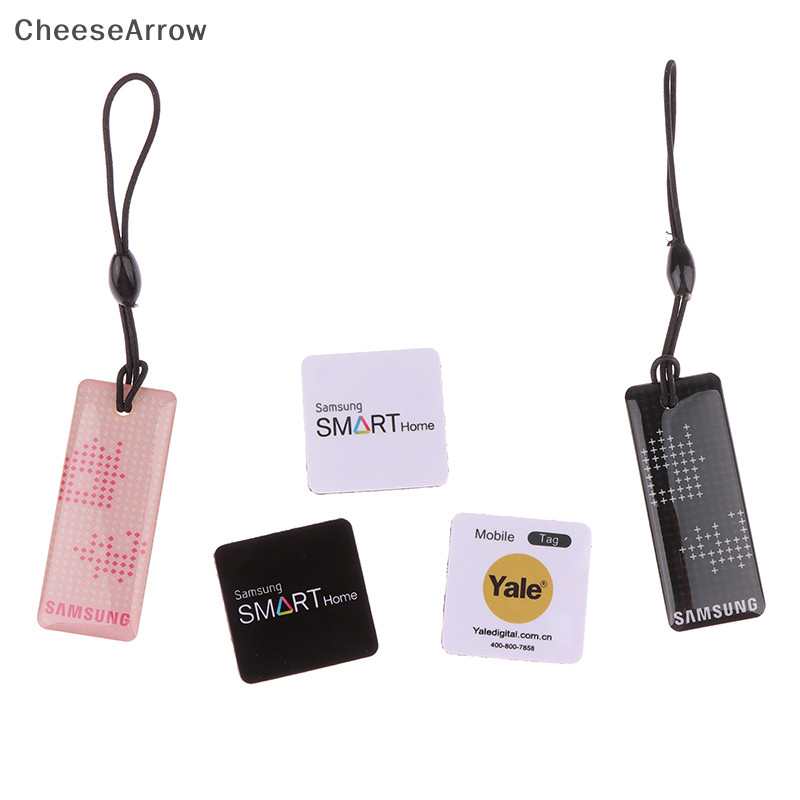 CheeseArrow Fingerprint Door Lock NFC RF Stickers Electronic Keychain ...