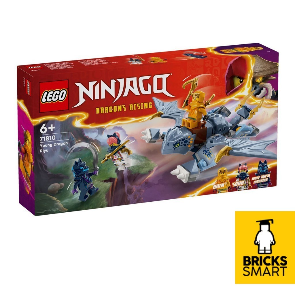 LEGO 71810 NINJAGO Young Dragon Riyu Building Toy Set (132 Pieces ...