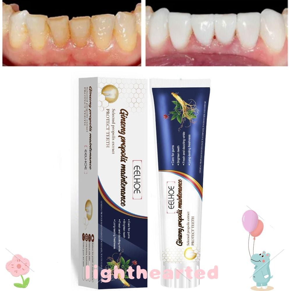 LIGHTHEARTED Ginseng Propolis Whitening Toothpaste Famliy Use Fresh ...