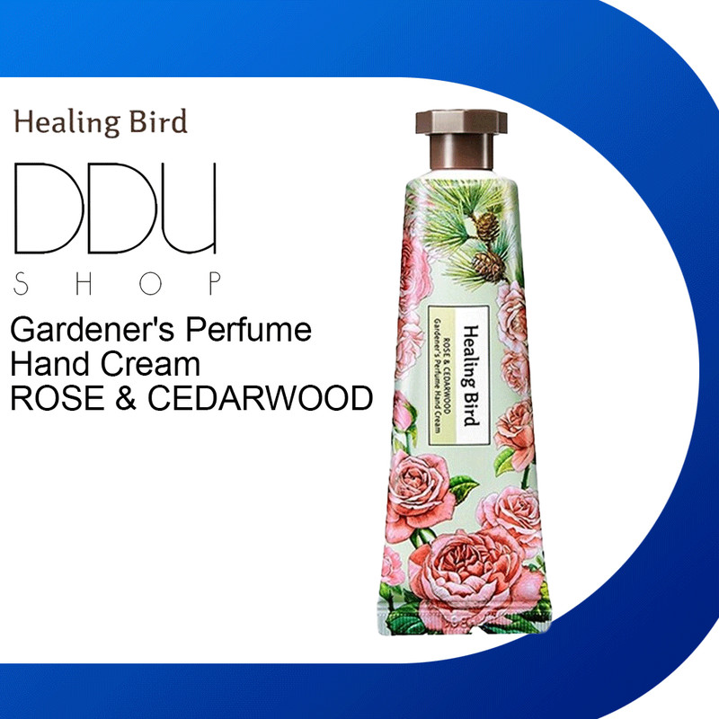 HEALING BIRD Gardener's Perfume Hand Cream ROSE & CEDARWOOD | Shopee ...