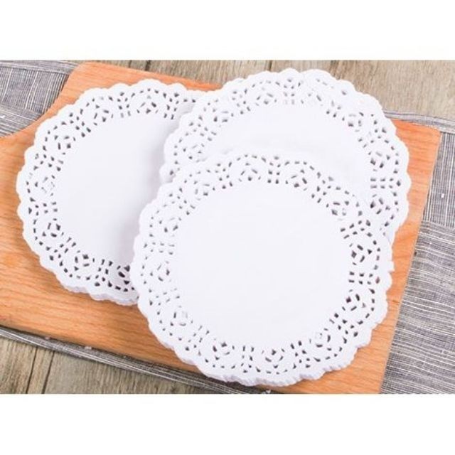 W6A7 140pcs 4.5"-12"oval/circle paper doilies doiley paper kertas ...