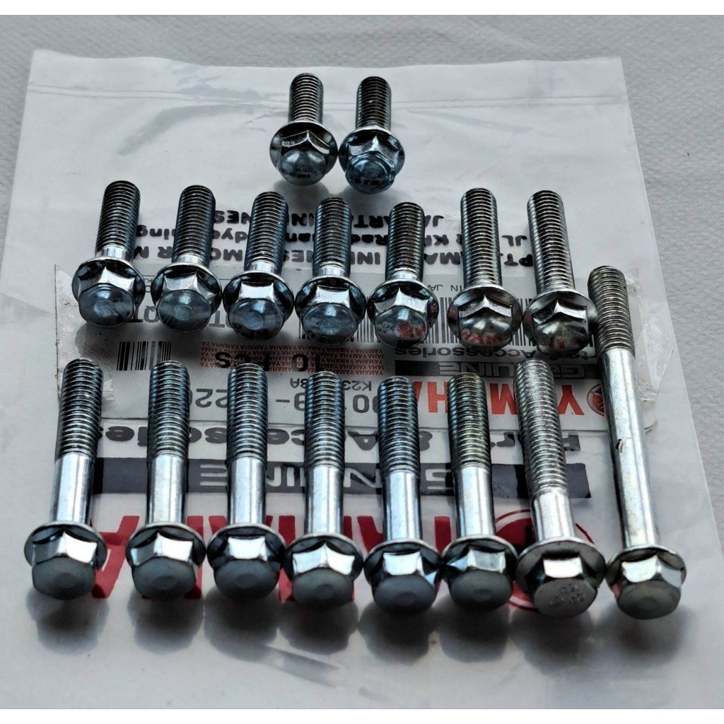 MESIN MATA Rx KING REAR TUB BOLT ENGINE TUB LEFT RIGHT RX KING RXS YT 8 ...