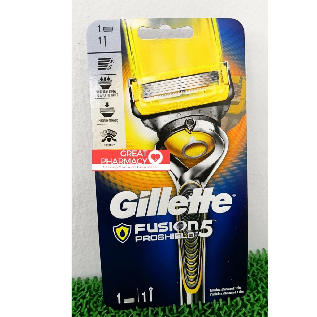 Gillette Fusion 5 Proshield Razor 1 Handle + 1 Blade | Shopee Malaysia