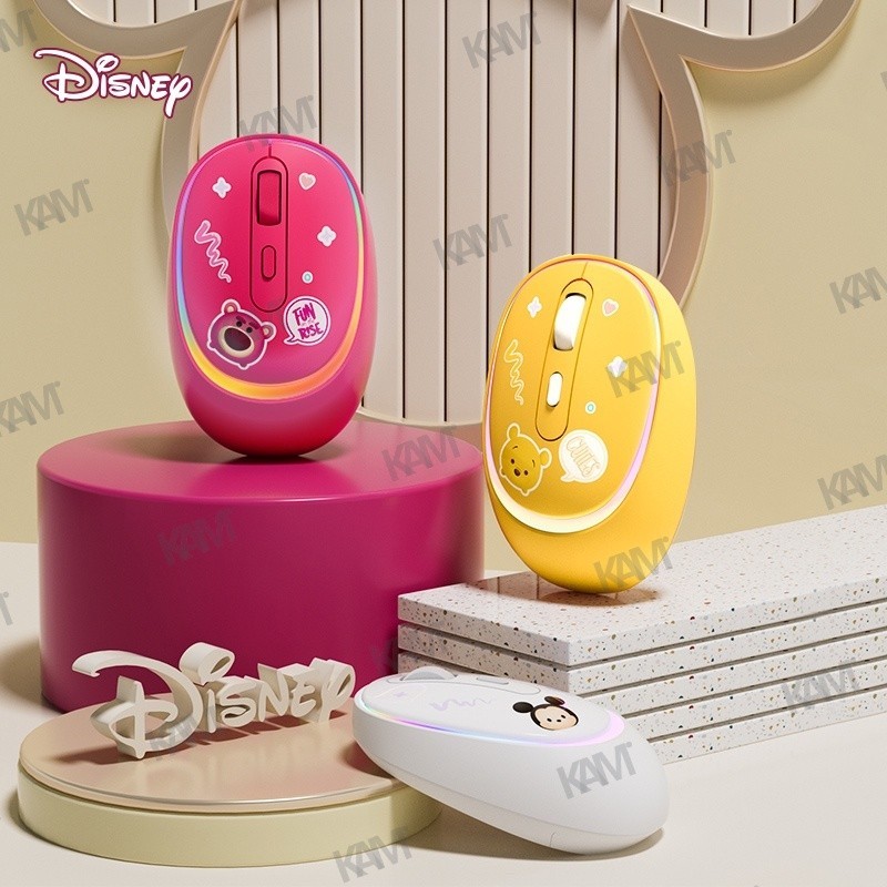 Kam Disney M08 Dual Mode Wireless Bluetooth Mouse BT5.2 Silent Mickey ...