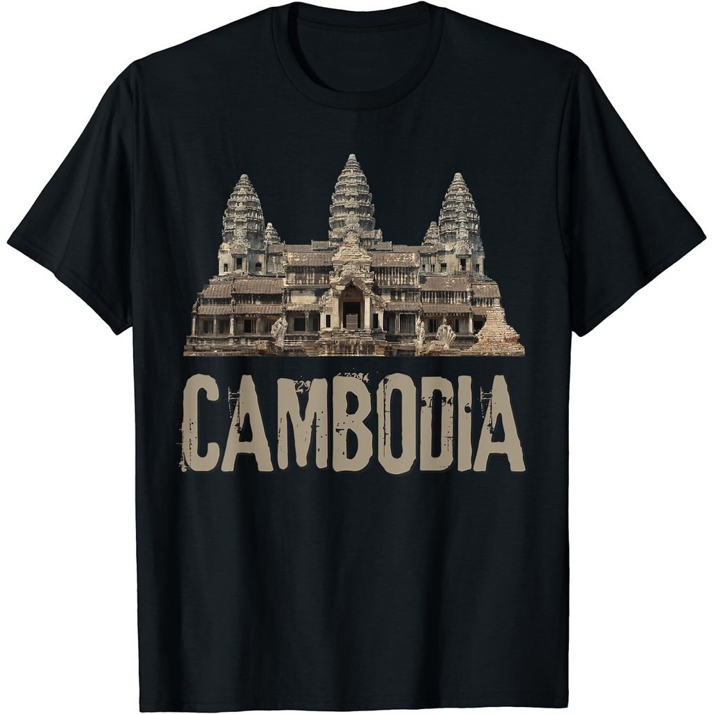 Cambodia Angkor Wat Khmer Historical Temple T-Shirt | Shopee Malaysia