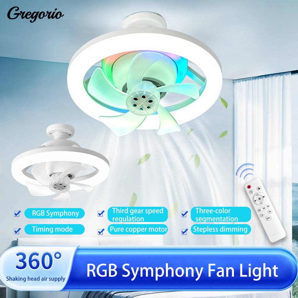 Ultra-powerful Air Movement Ceiling Fan Easy Install Ceiling Fan Modern ...