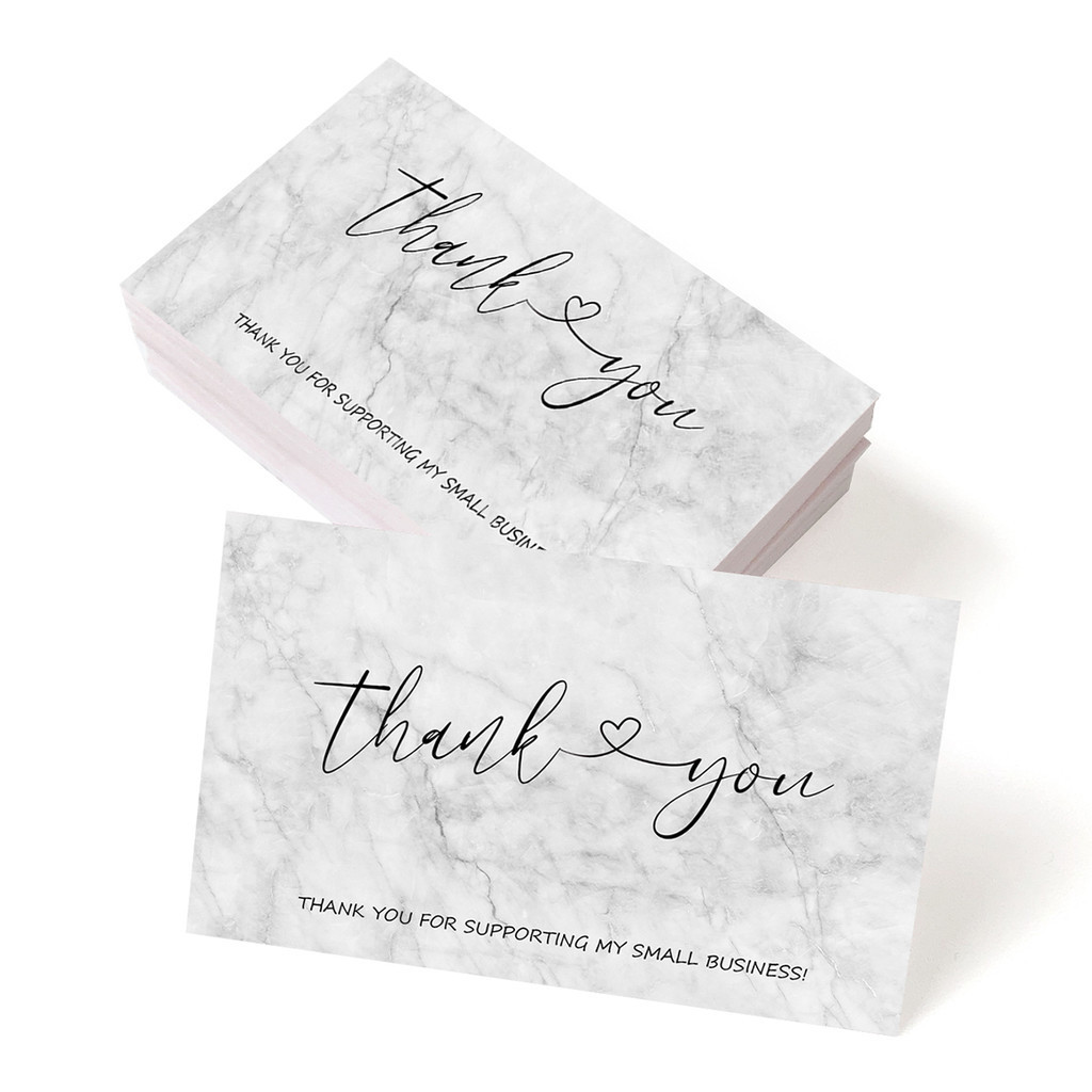 50pcs Thank You Cards For Supporting My Small Business Shopping ...