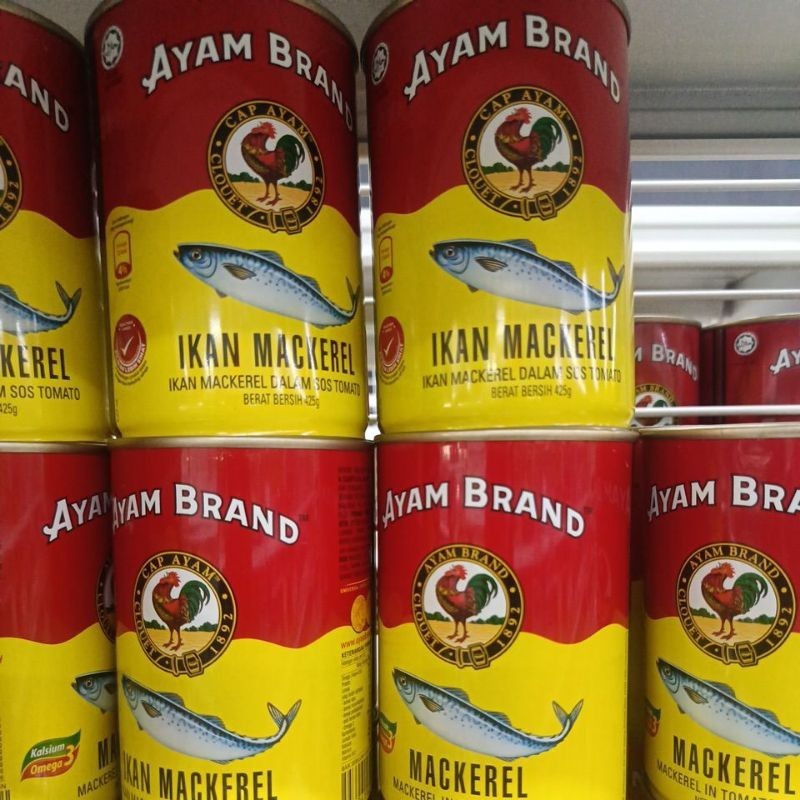 AYAM BRAND MACKEREL IN TIN | Shopee Malaysia