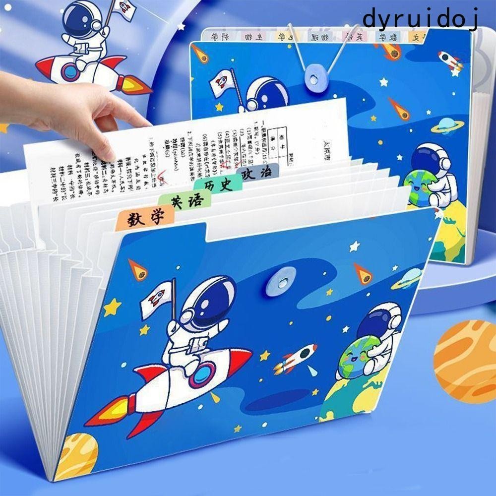 DYRUIDOJ Expanding Wallet File Folder, High Capacity A4 Size File ...