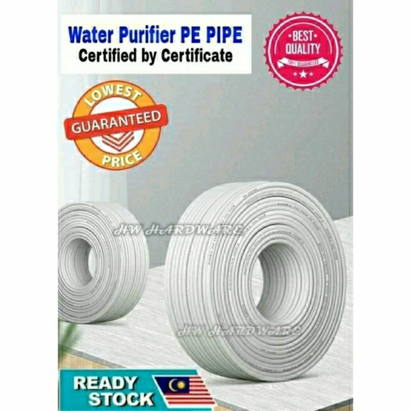 Water Filter tube hose ,Paip penapis air 1/4” (6.5mm±) White / Blue ...