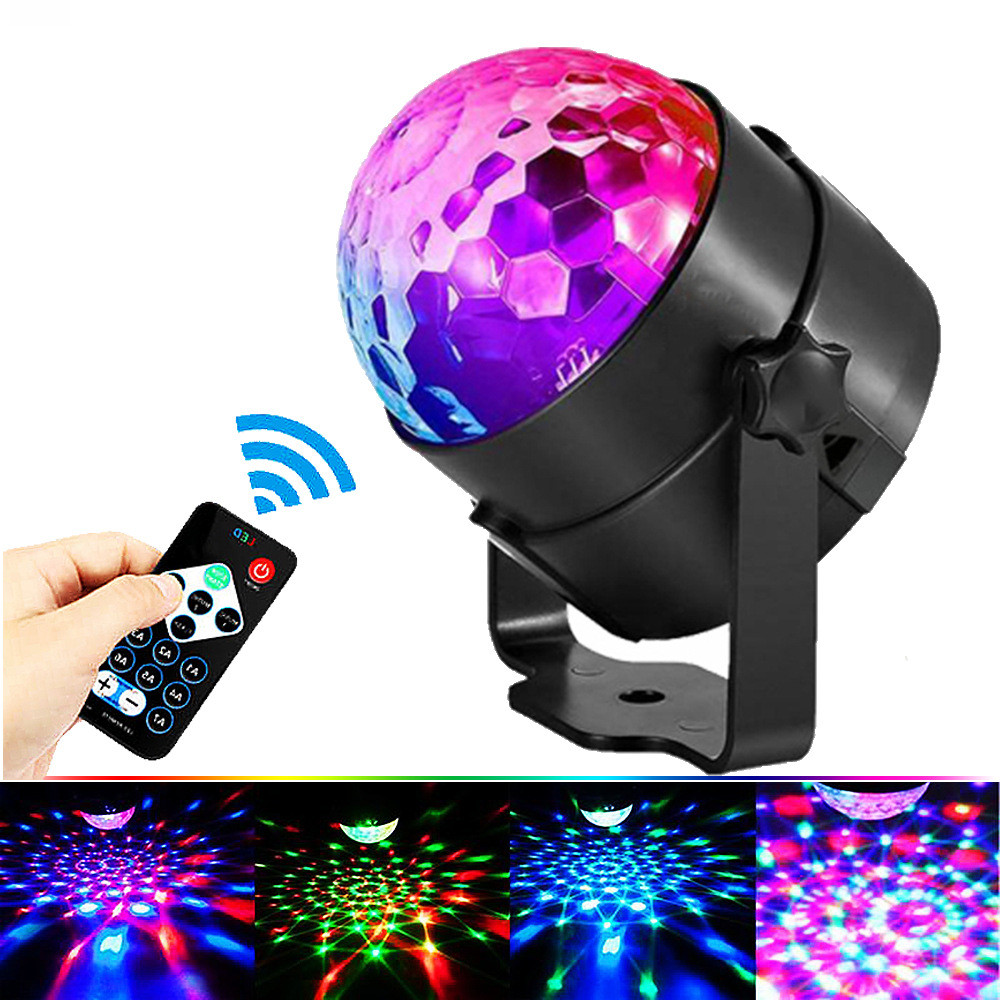 Party LED Light RGB Magic Ball Light Disco Stage Effect Lamp with ...