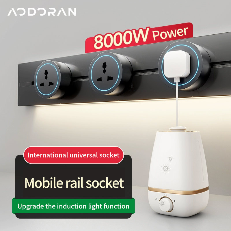 Aodoran Power Track Induction light rail socket movable with light ...