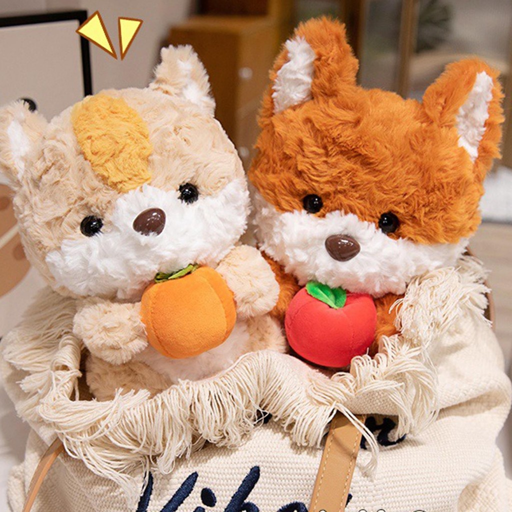 Kawaii Fox Squirrel Plush Toy Good Night Fox Little Fox Doll Cute Good ...