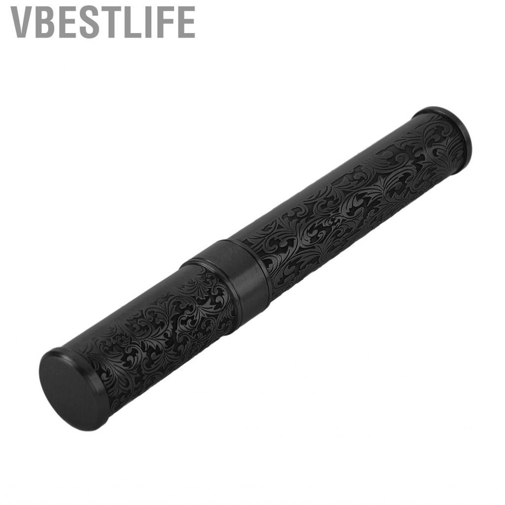VBESTLIFE Metal Storage Tube Stylish Embossed Waterproof Versatile Zinc ...