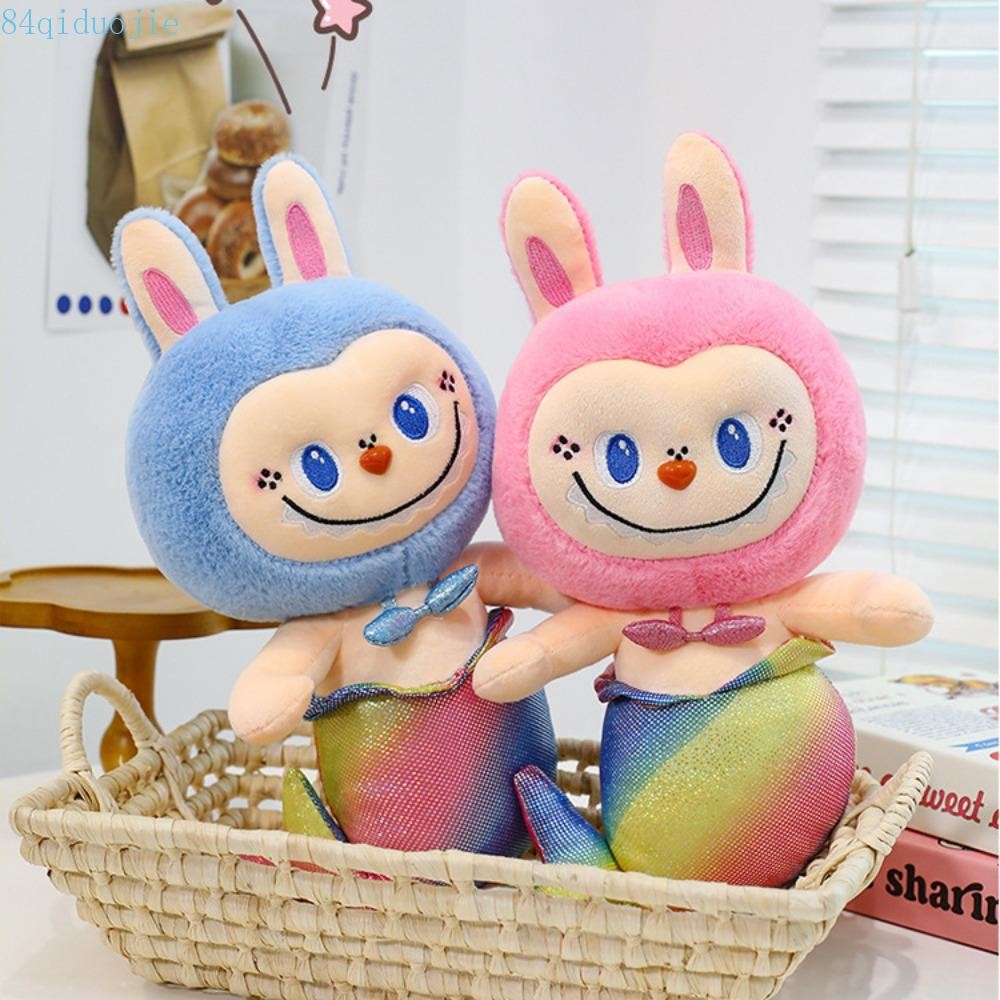 QIDUOJIE Mermaid Labubu Plush Toy, Stuffed Cartoon Mermaid Labubu Plush ...