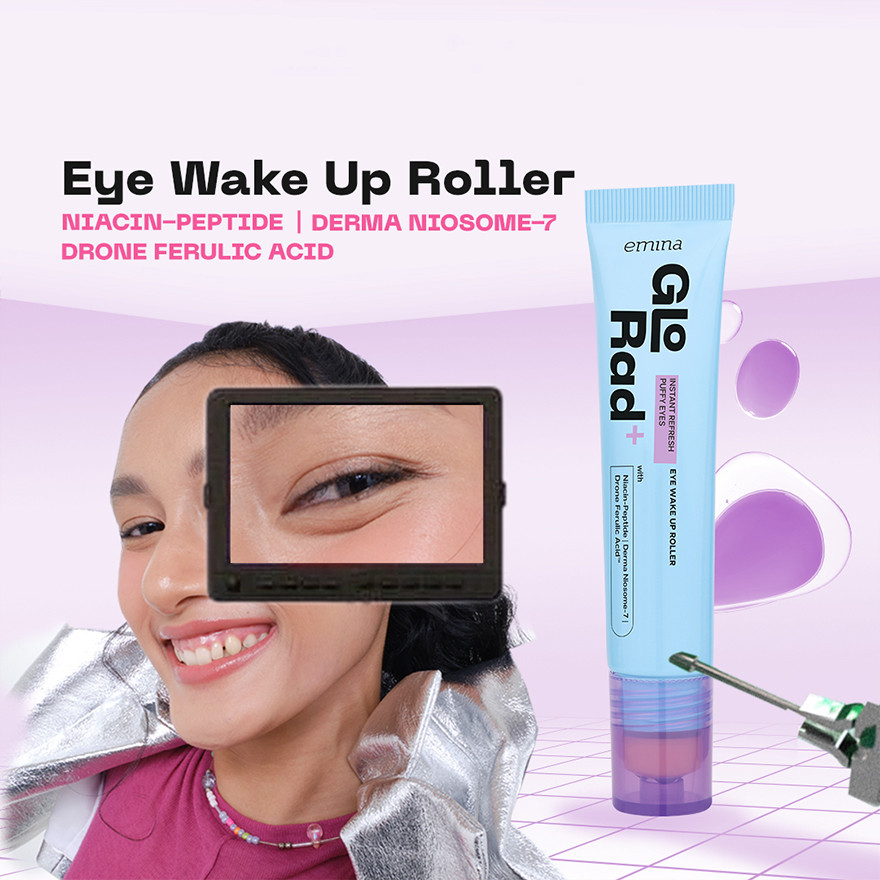 Emina Glo Rad+ Instant Refresh Puffy Eyes Eye Wake Up Roller | Shopee ...