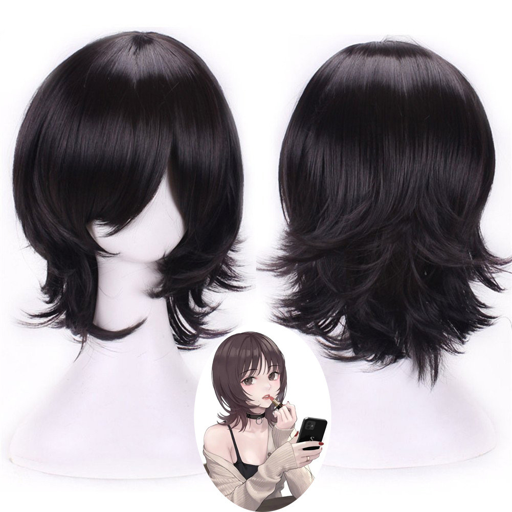 Samurai Mullet Wolf Tail High School Teenager Hair Wig for Cosplay ...