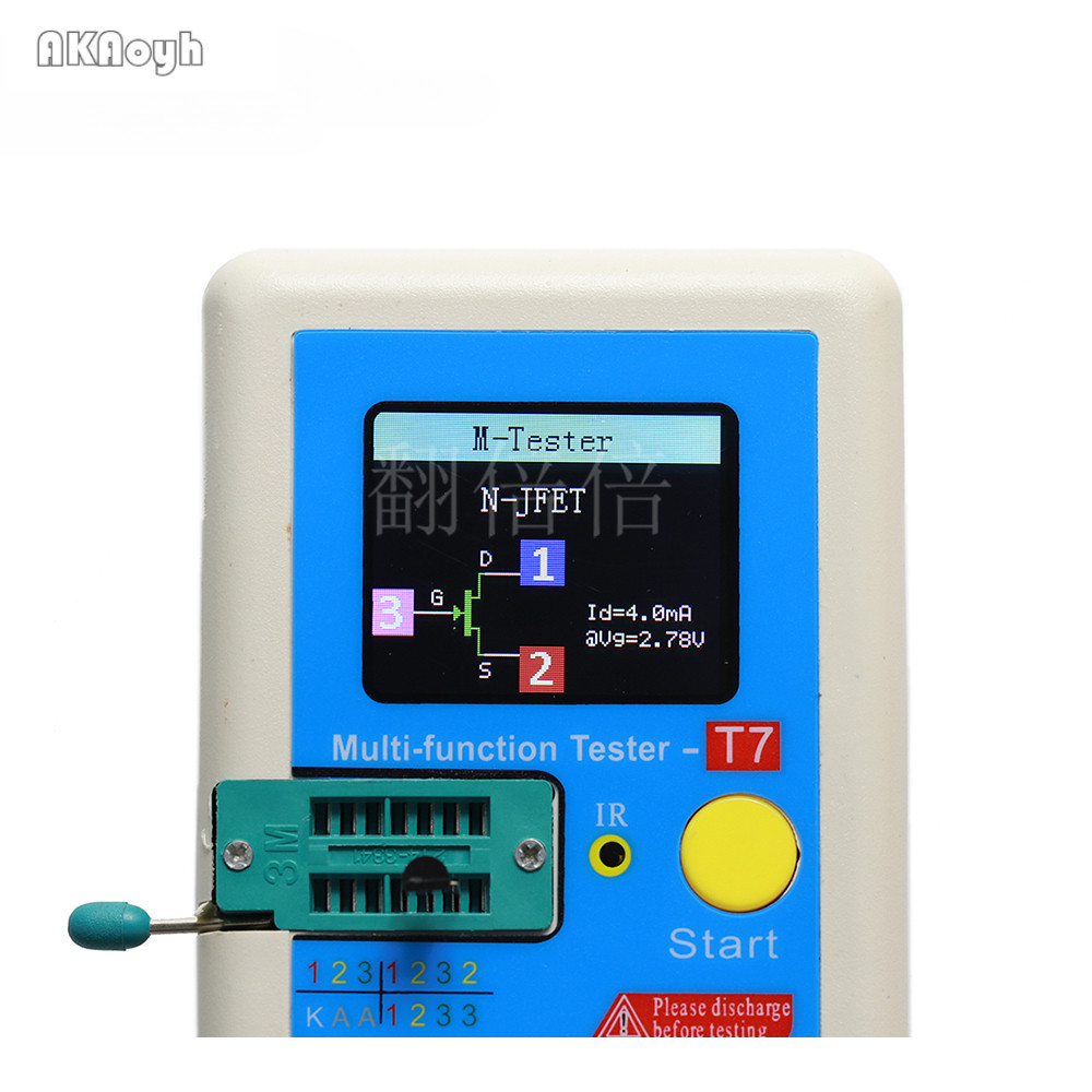 High-speed Transistor Tester LCR-T7 Full Color Screen Graphics Display ...