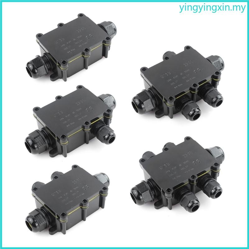 YIN Waterproof IP68 Junction Box Outdoor External Electric Power Cord ...