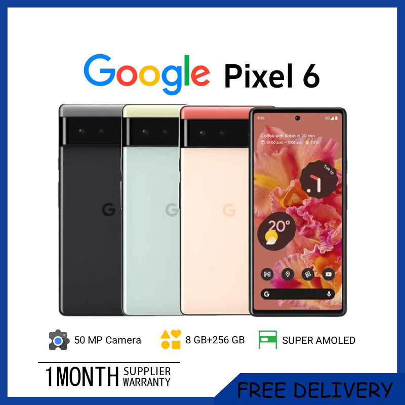 Google Pixel 6 5G|8GB+128GB ROM|Unlocked| 50MP Wide Camera smartphone CPYC OBTN | Shopee Malaysia