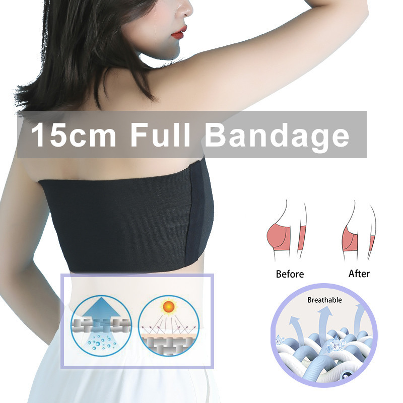 Pullover Tube Full Bandage Chest Binder Baju Melayu Budak 6 Inch