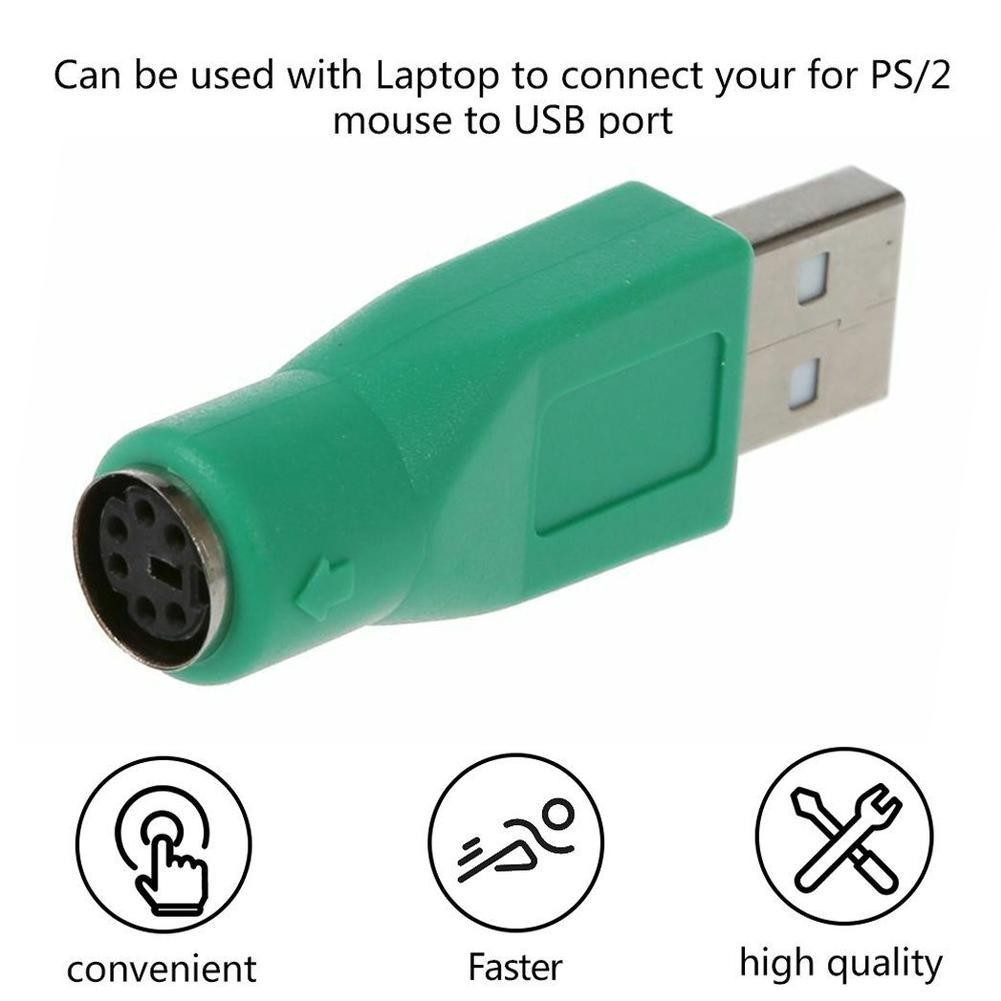 PS / 2 Female To USB Male Adapter Converter For Keyboard Mouse USB male ...