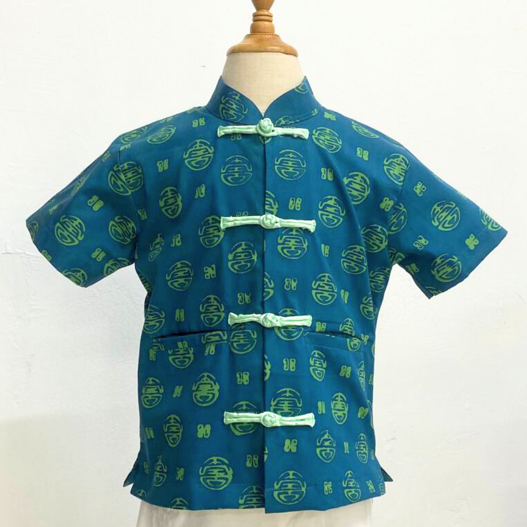 SHU Men Batik Samfu Emerald Green | Shopee Malaysia