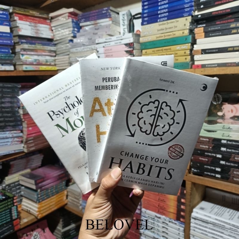 Atomic Habits 3book Pack - The Psychology Of Money - Change Your Habits ...