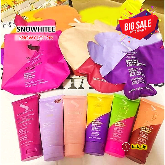 SnowWhitee Snowy Lotion Treatment Ori - Strawberry Bombshell , HoneyDew ...
