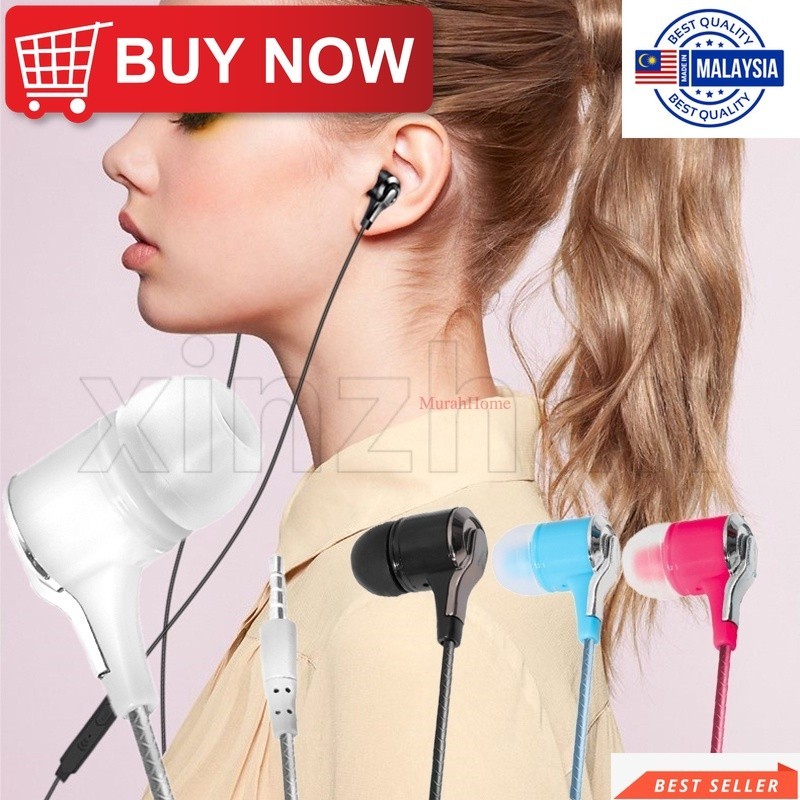 MH 3.5mm Type-C Gaming Earbuds with Mic / Noise Reduction Direct Plug ...