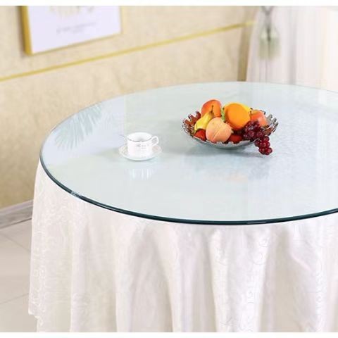 Round Tempered Glass 8MM thick Tempered Glass Rotating Round Turn Table ...