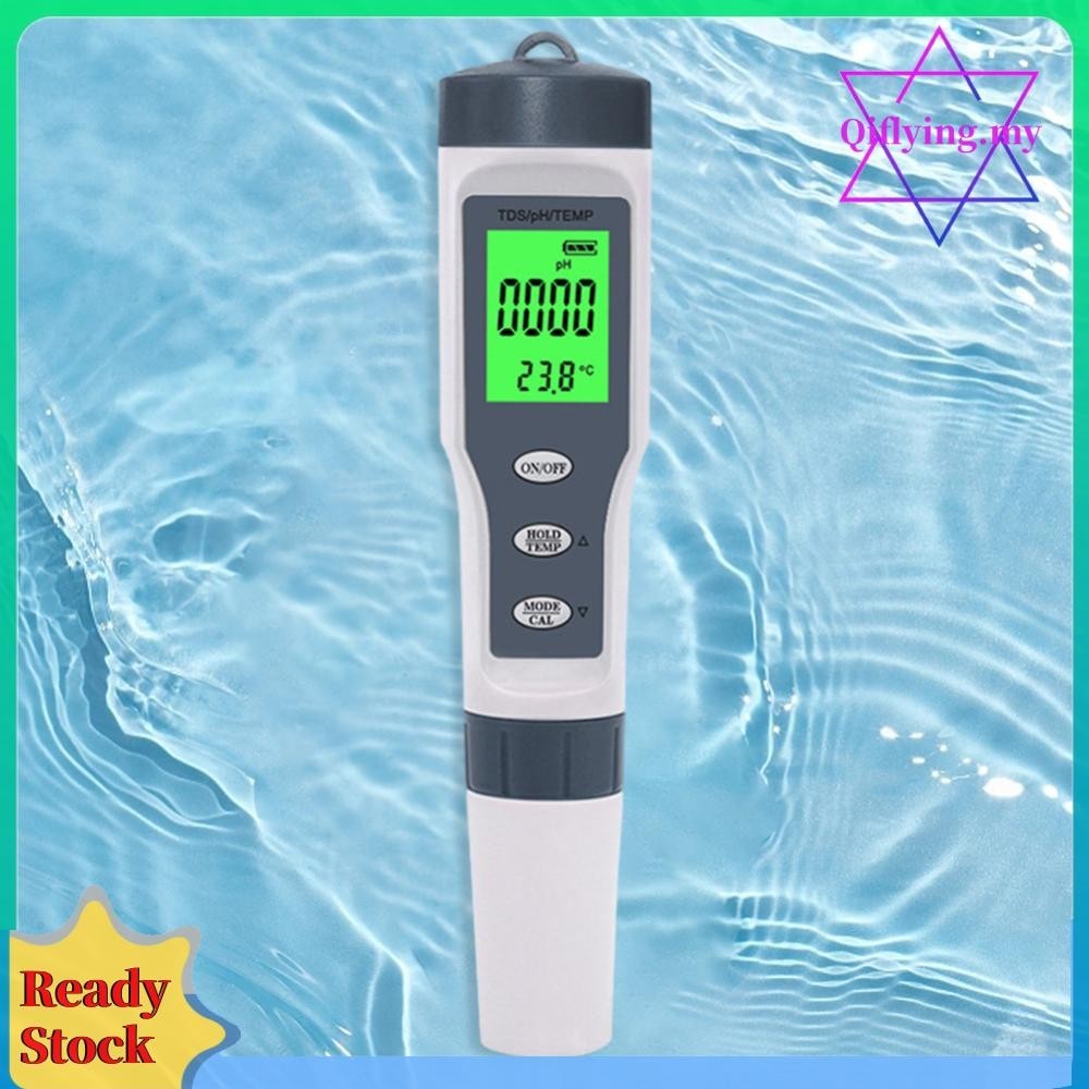 3-in-1 PH Meter TDS PH Meter 0-14 Measurement Range Digital PH Pen LCD ...