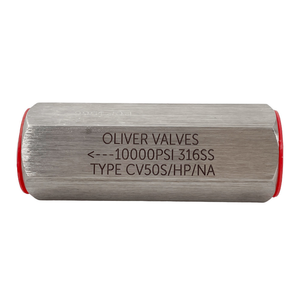 [100% Original] OLIVER VALVES - 1/2'' Check Valve (HP/NA) - 10,000psi ...