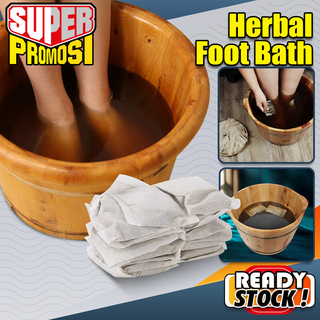 100% Uncang Herba Rendaman 20g Kaki Herbal Foot SPA Powder Herba ...