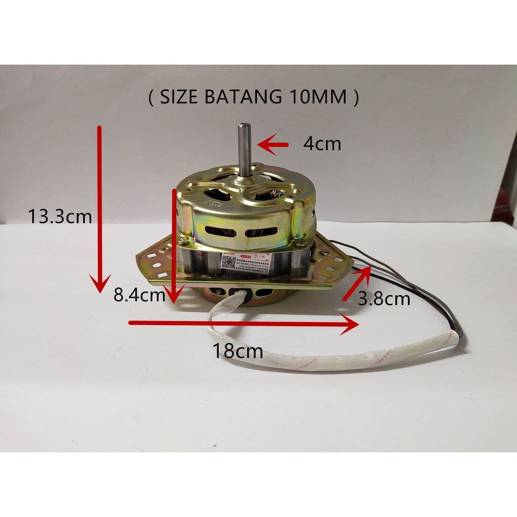 offer~ semi-auto Washing Machine Spin Motor Mesin Basuh Kering Tapak ...