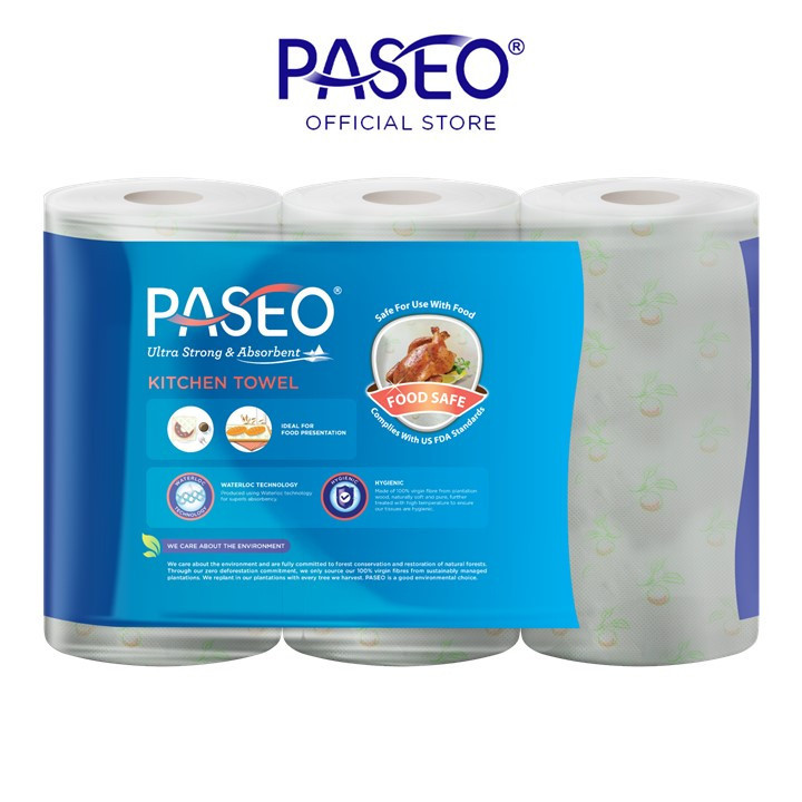 Paseo Kitchen Towel Printed (70's x 3 Rolls x 12 Bundles) | Shopee Malaysia