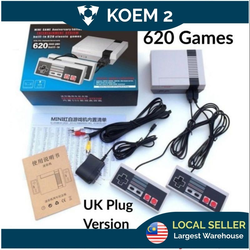 620 Games Built in Classic Mini Game Consoles TV Built-in Video Game ...