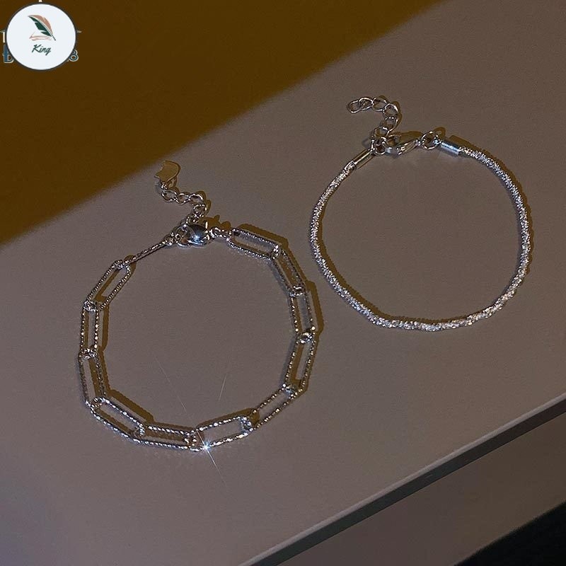 KC Fashion simple Women Bracelet Korean Girl Chain Friendship Couple ...