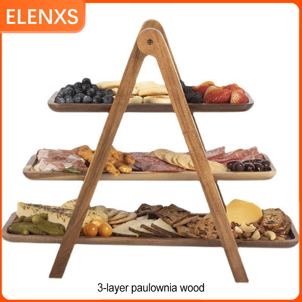 Wooden Pallet Storage Rack Multi-tier Tray Decor Cake Dessert Farmhouse ...