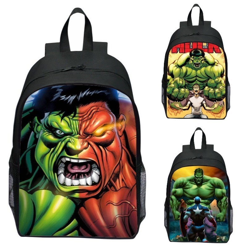 Backpack HULK Cartoon Kids School Bag Lightweight Comfortable Bagpack ...
