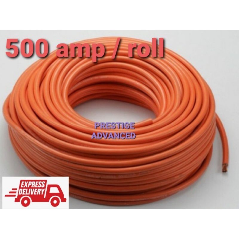 Quality Double Layer 500AMP COPPER WELDING CABLE (80METER/ROLL ...