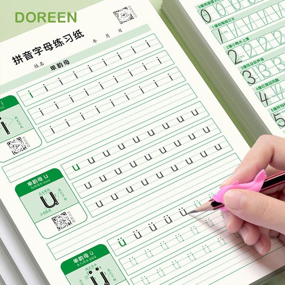 DOREEN Dot Matrix Digital Tracing Book, 26 English letters Math Number ...