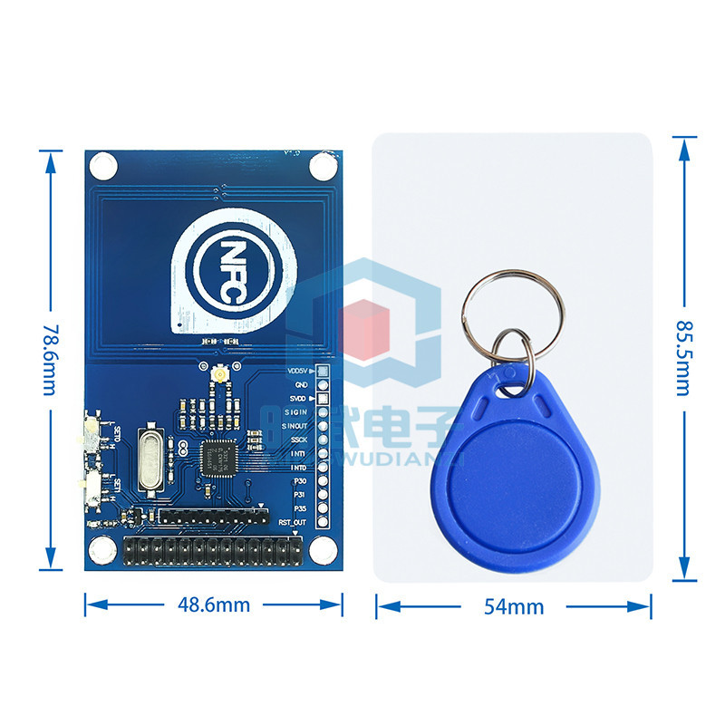 13.56 mHz PN532 Compatible Raspberry Pi Raspberry Pi Board NFC Card ...