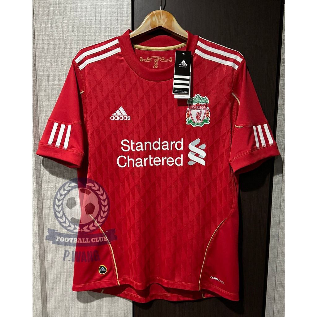 [COD COD]Retro retro football shirt hong red 2010/11 Home compressed ...